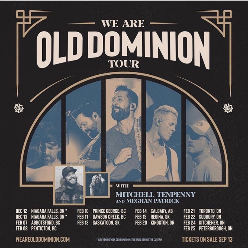 An Evening With Old Dominion: The Band Behind The Curtain. | Country 104