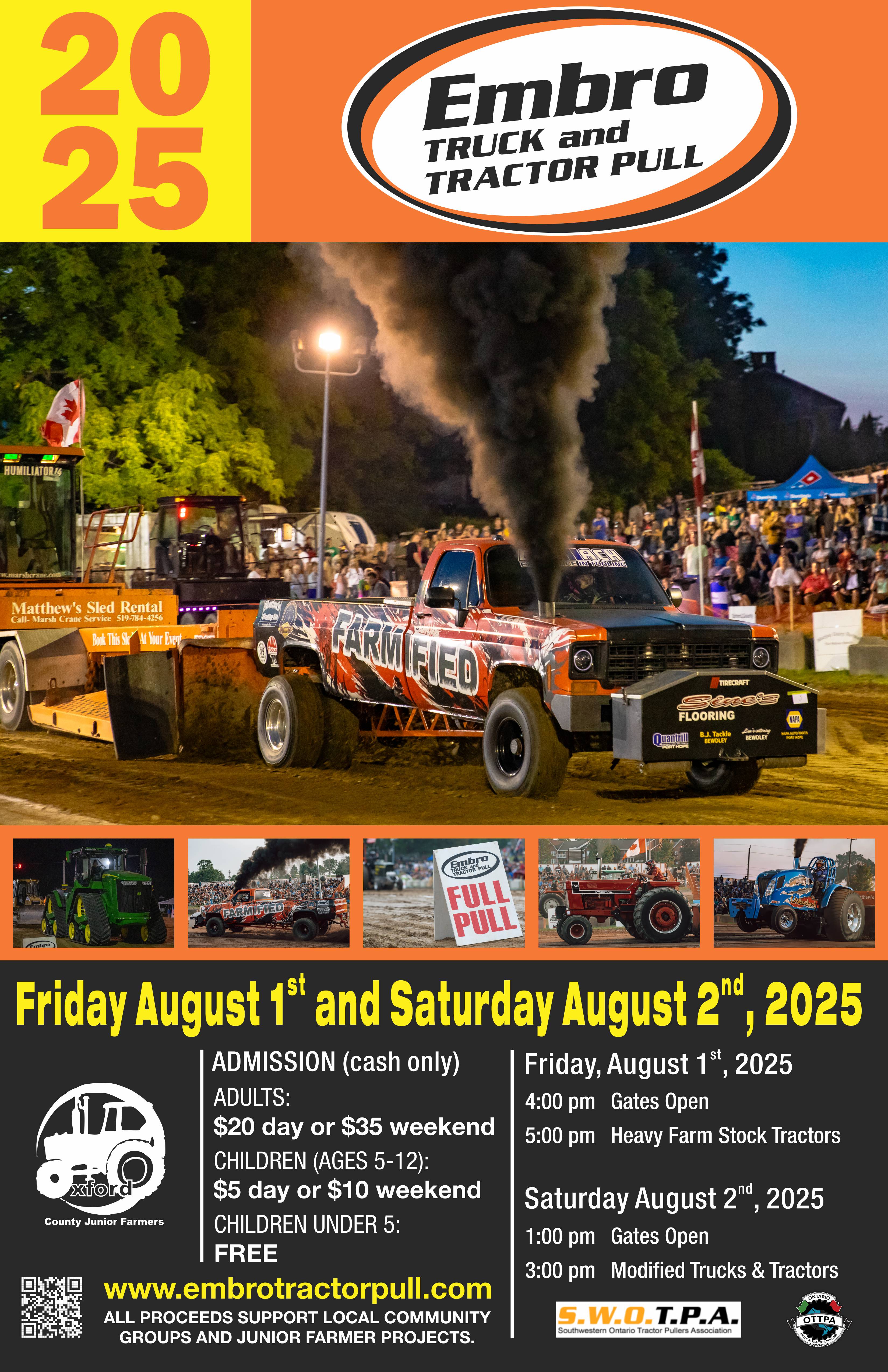Embro Truck and Tractor Pull 2025 | Country 104