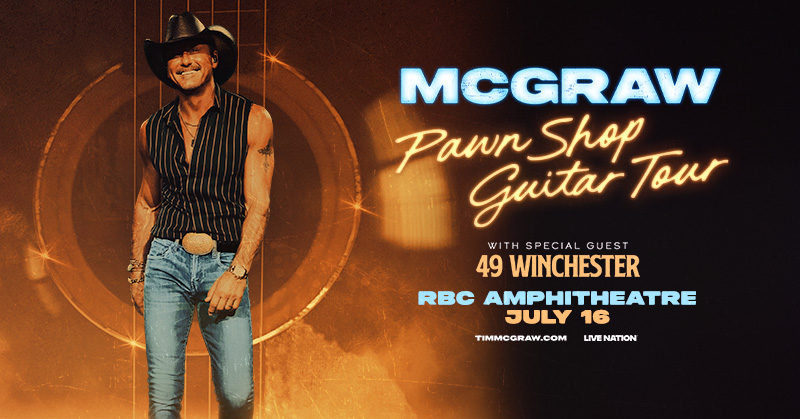 Tim McGraw at RBC Amphitheatre | Country 104